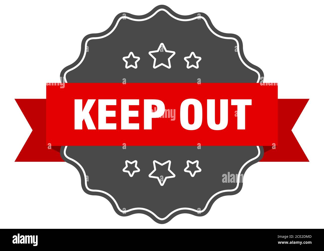 keep out label. keep out isolated seal. Retro sticker sign Stock Vector ...