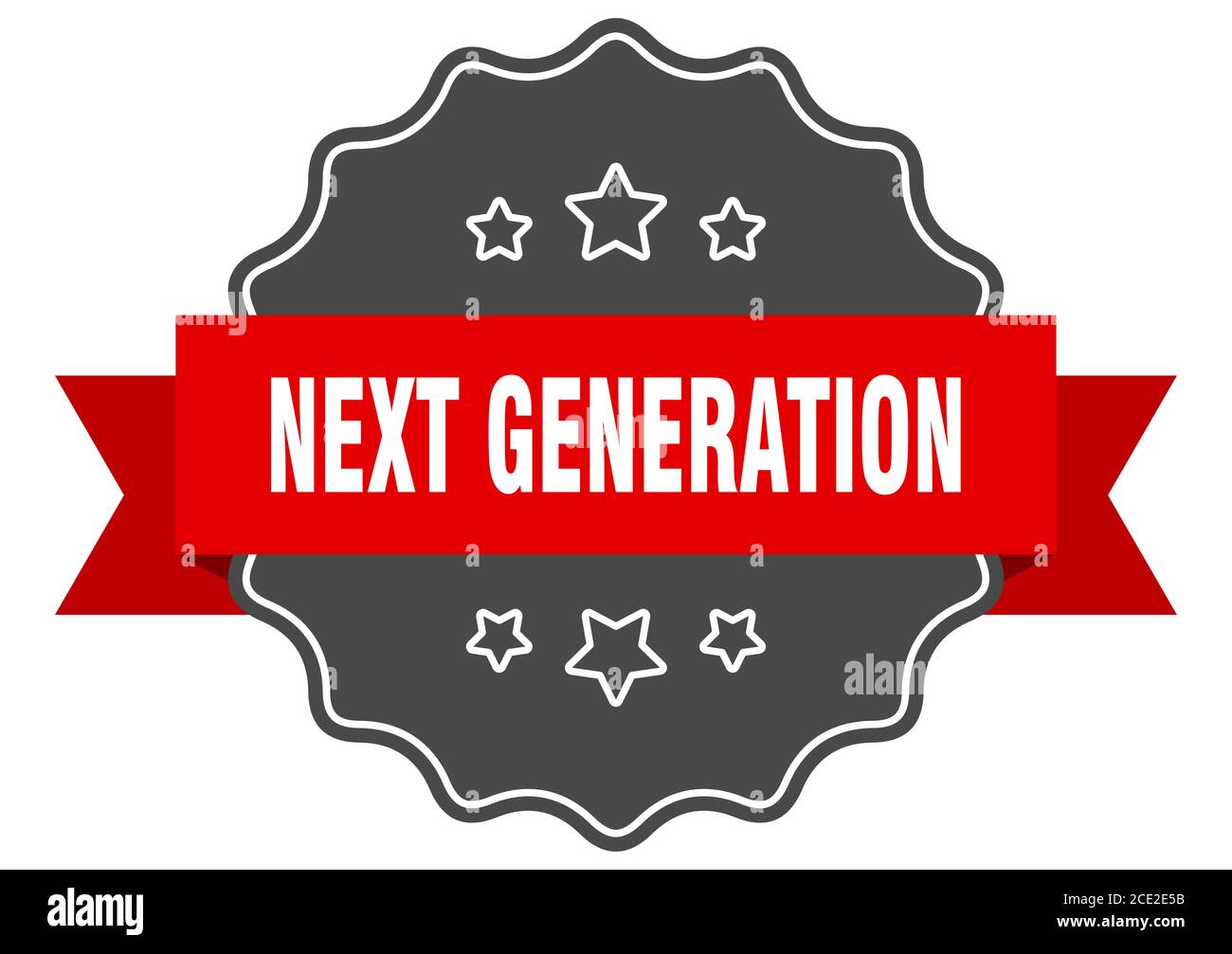 next generation label. next generation isolated seal. Retro sticker ...