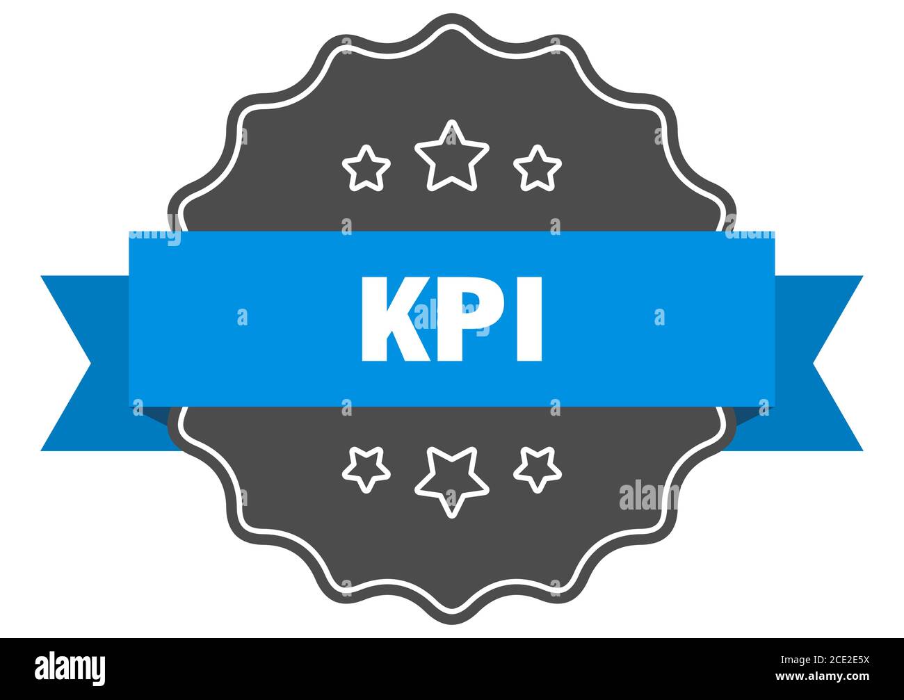 kpi label. kpi isolated seal. Retro sticker sign Stock Vector Image ...