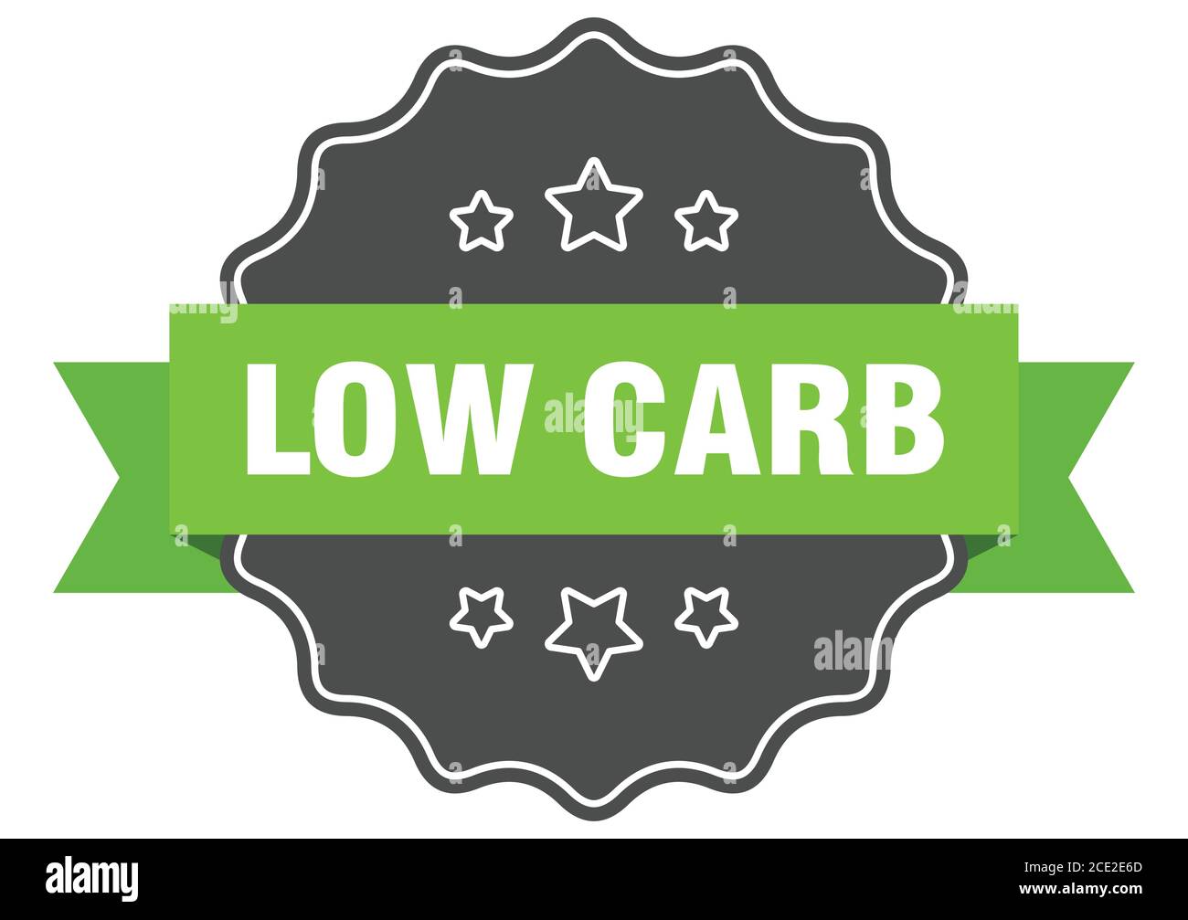 low carb label. low carb isolated seal. Retro sticker sign Stock Vector ...