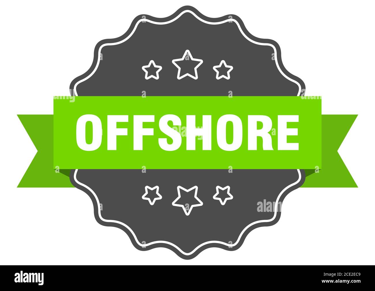 offshore label. offshore isolated seal. Retro sticker sign Stock Vector ...