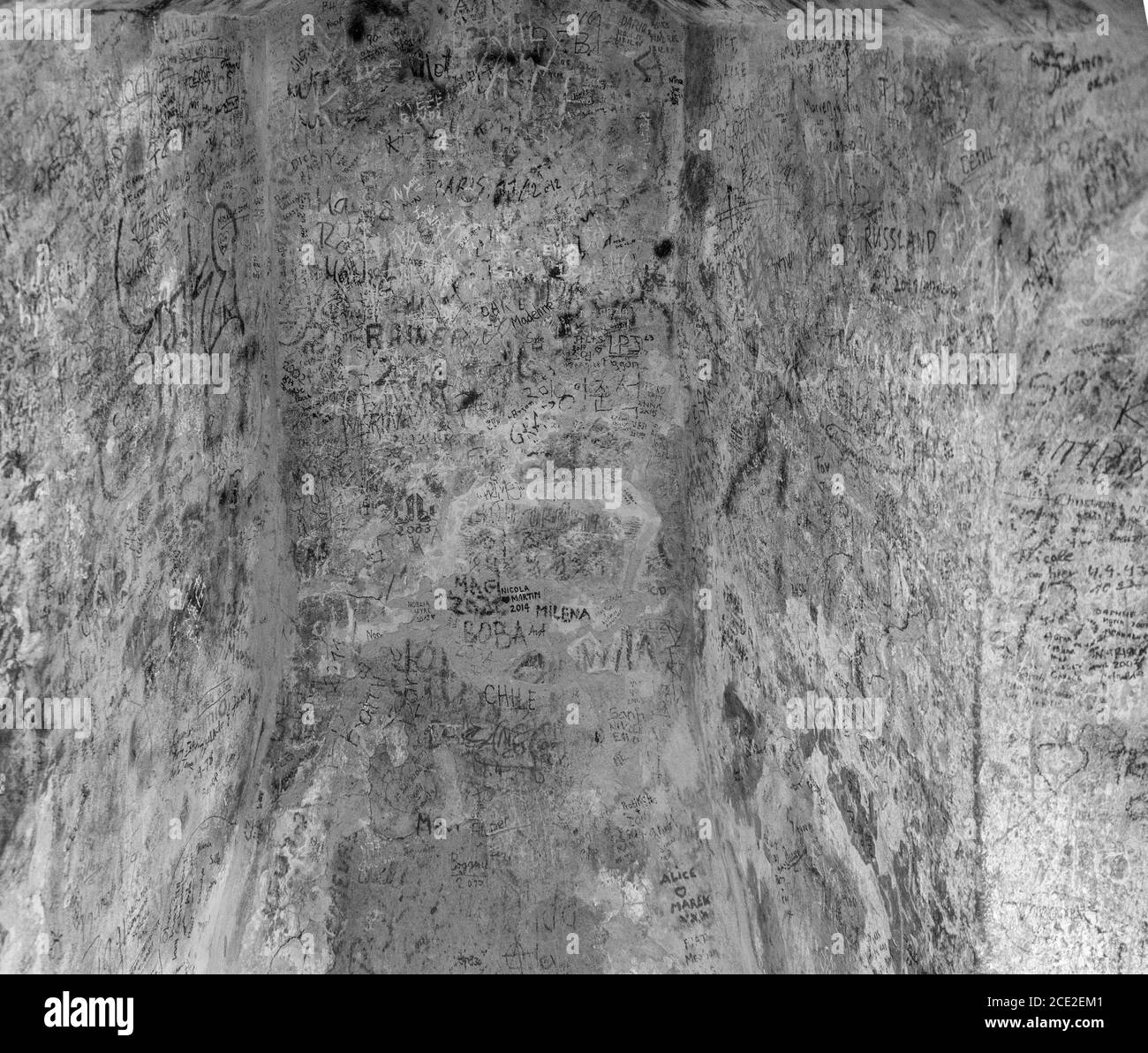 Graffiti historic Black and White Stock Photos & Images - Alamy