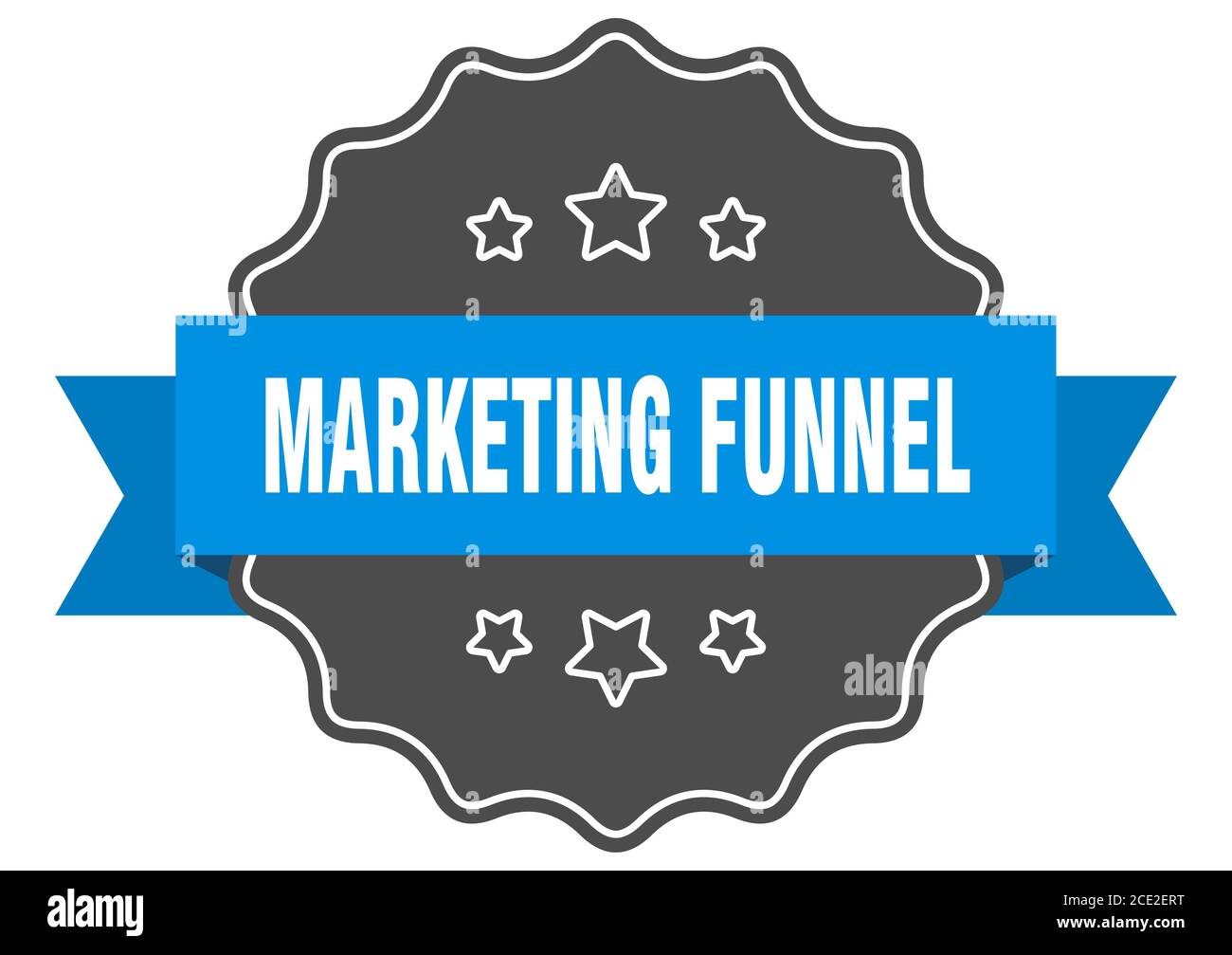 marketing funnel label. marketing funnel isolated seal. Retro sticker ...