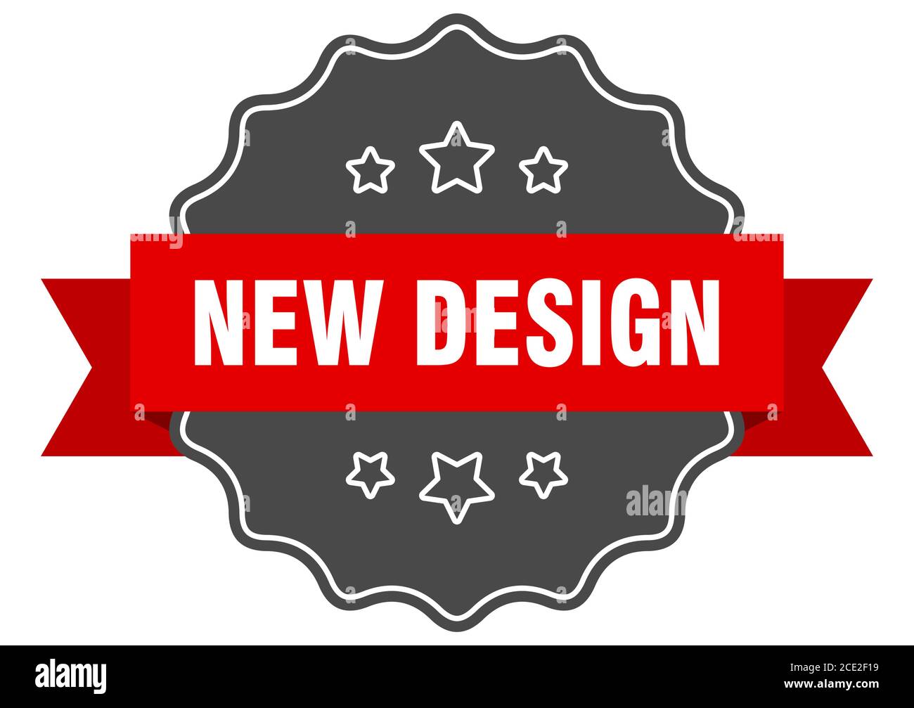 new design label. new design isolated seal. Retro sticker sign Stock ...