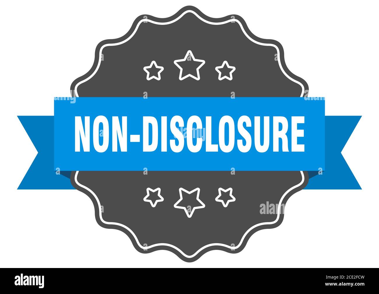 non-disclosure label. non-disclosure isolated seal. Retro sticker sign ...