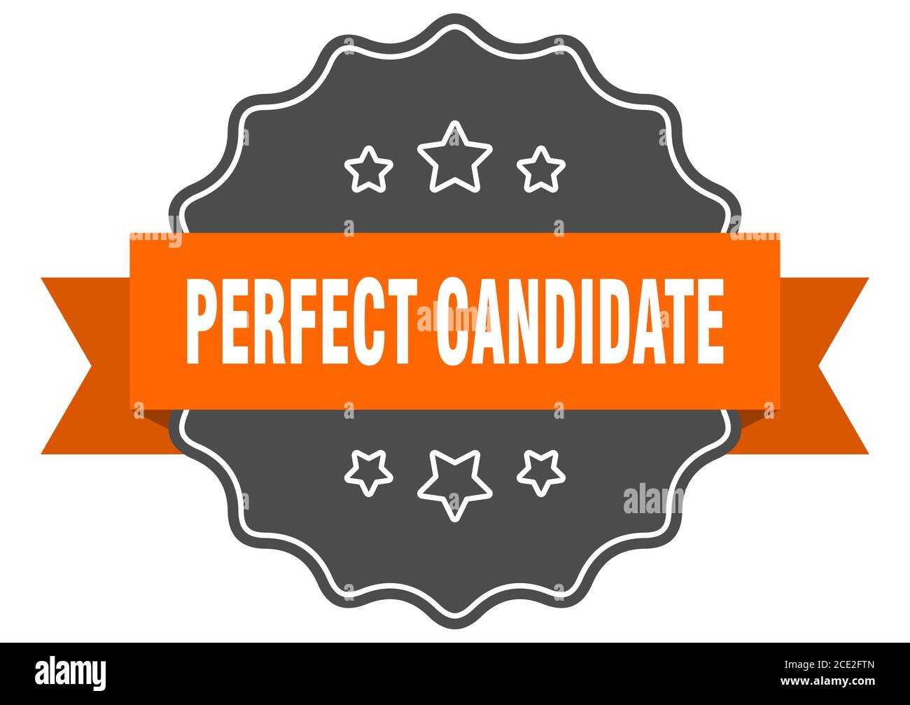 perfect candidate label. perfect candidate isolated seal. Retro sticker ...