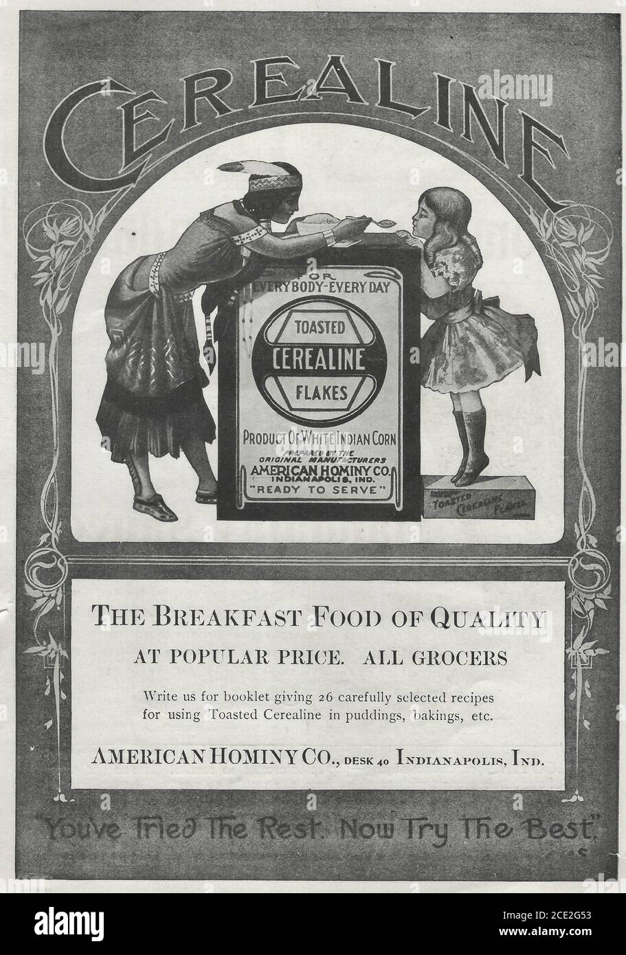 Toasted Cerealine Flakes - The breakfast food of quality ...