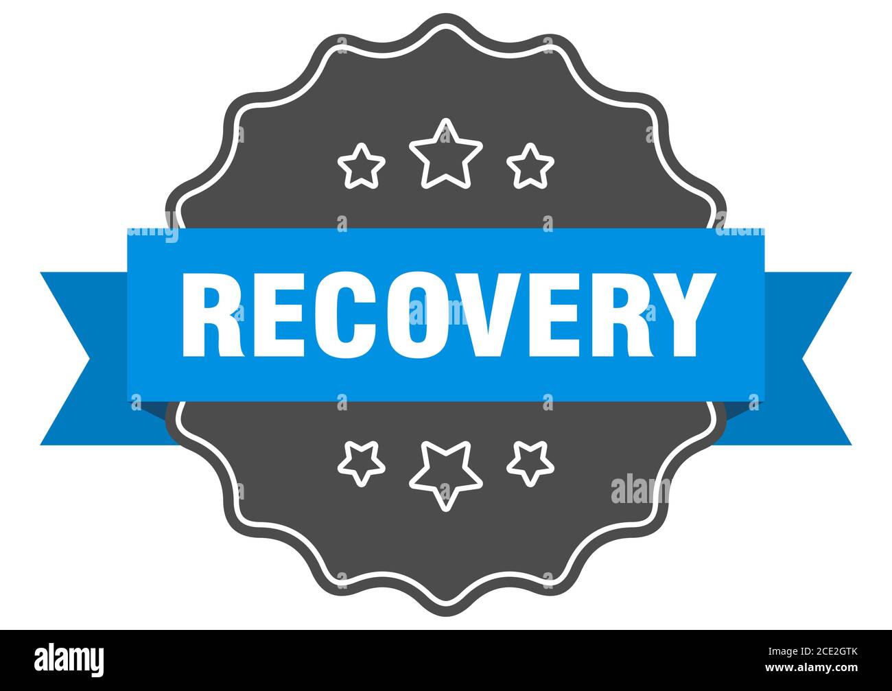 recovery label. recovery isolated seal. Retro sticker sign Stock Vector ...