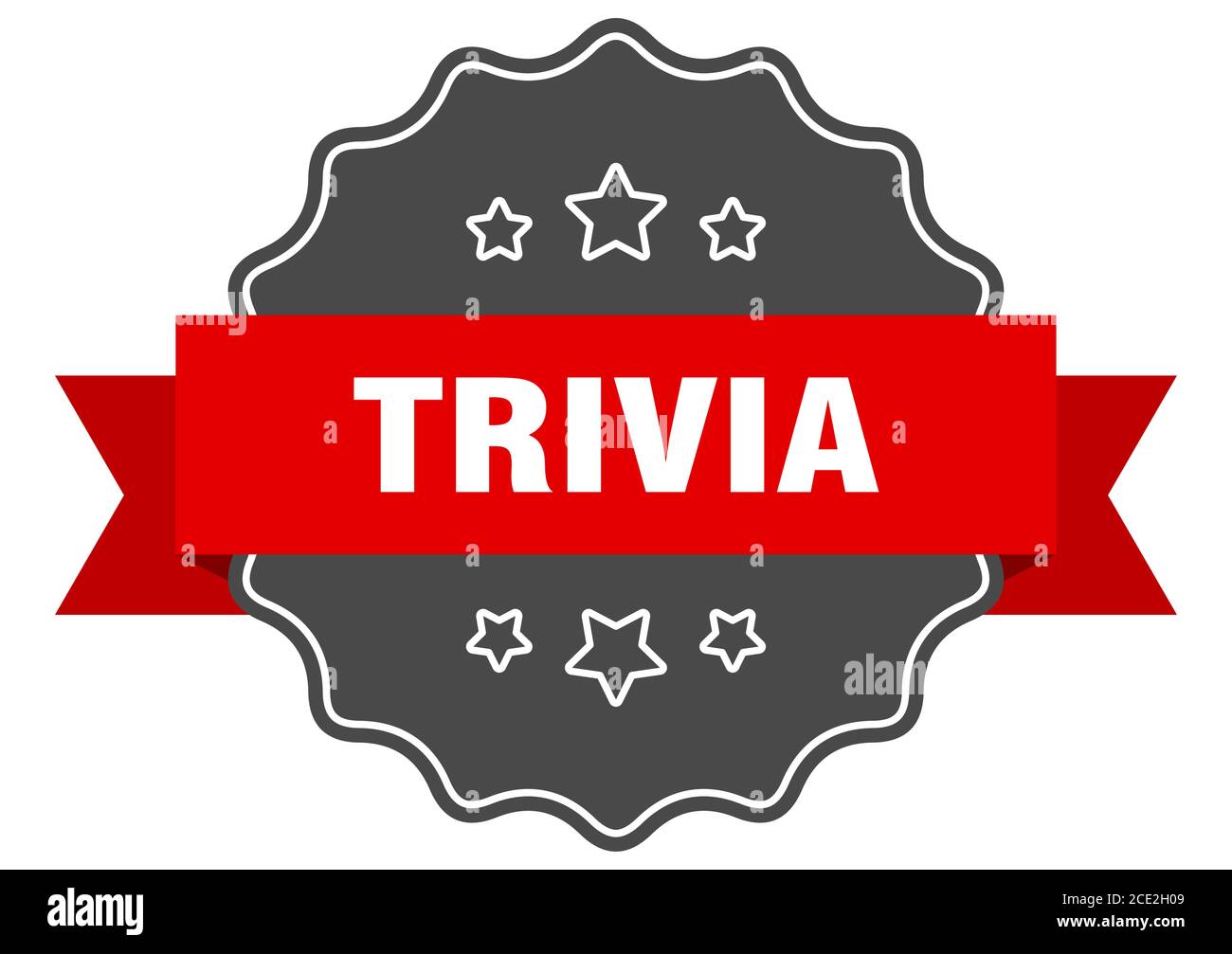 trivia label. trivia isolated seal. Retro sticker sign Stock Vector ...