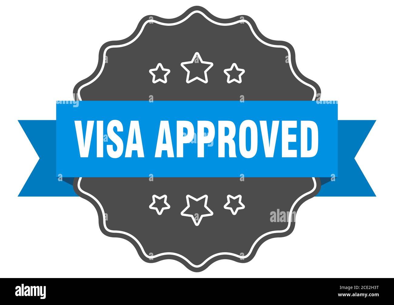 visa approved label. visa approved isolated seal. Retro sticker sign ...