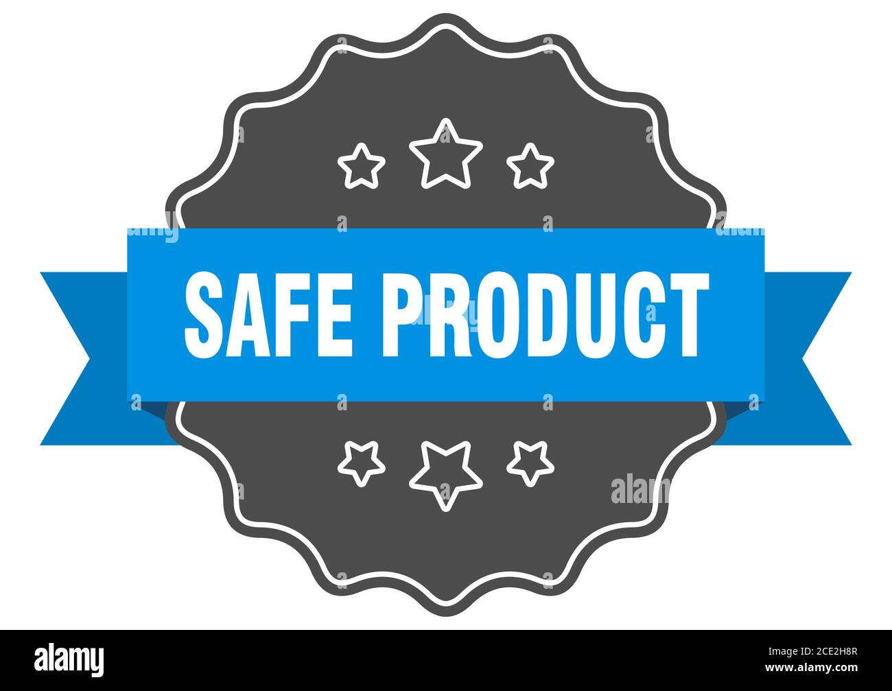 safe product label. safe product isolated seal. Retro sticker sign ...