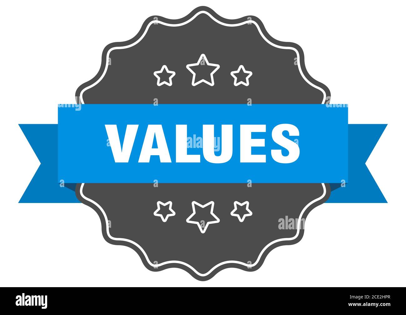 values label. values isolated seal. Retro sticker sign Stock Vector ...