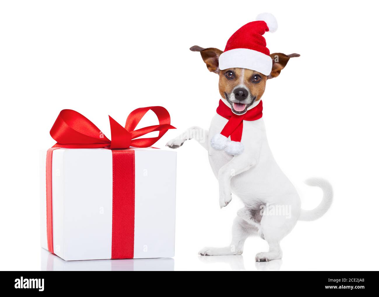 Near tree santa claus Cut Out Stock Images & Pictures - Alamy