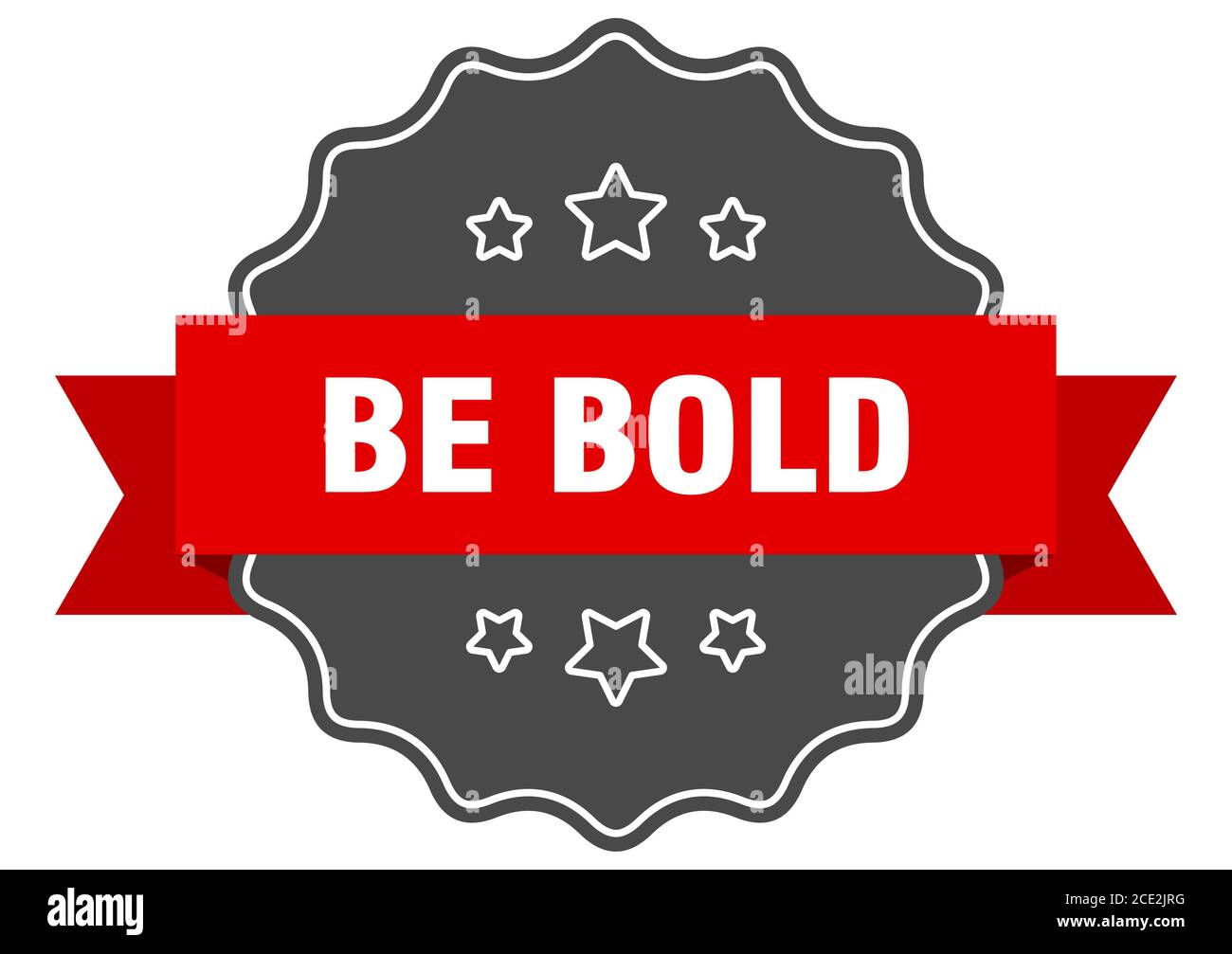 be bold label. be bold isolated seal. Retro sticker sign Stock Vector ...