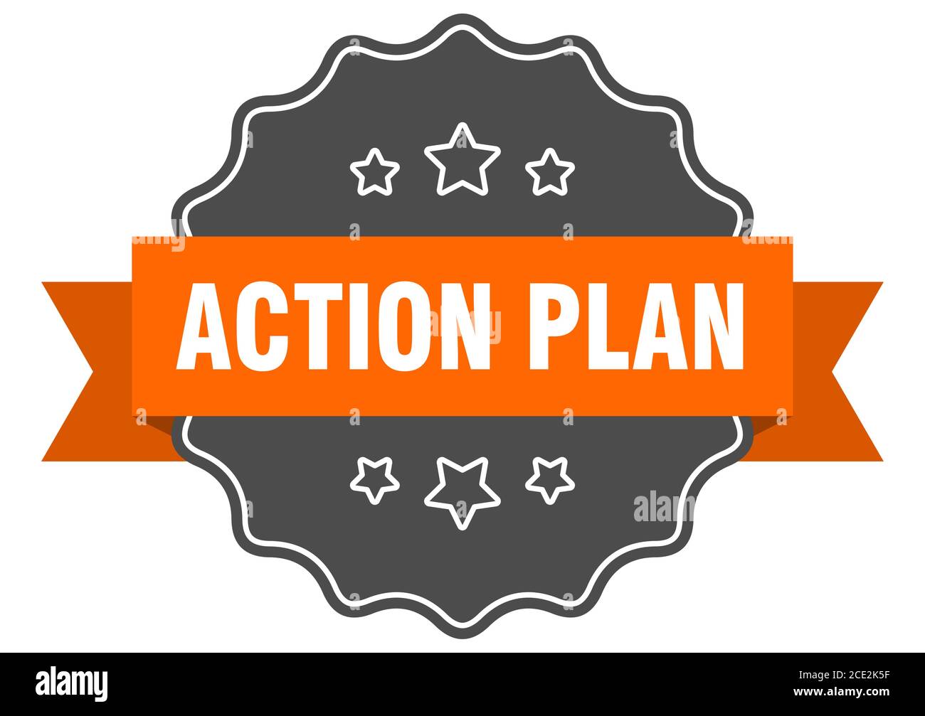 action plan label. action plan isolated seal. Retro sticker sign Stock ...