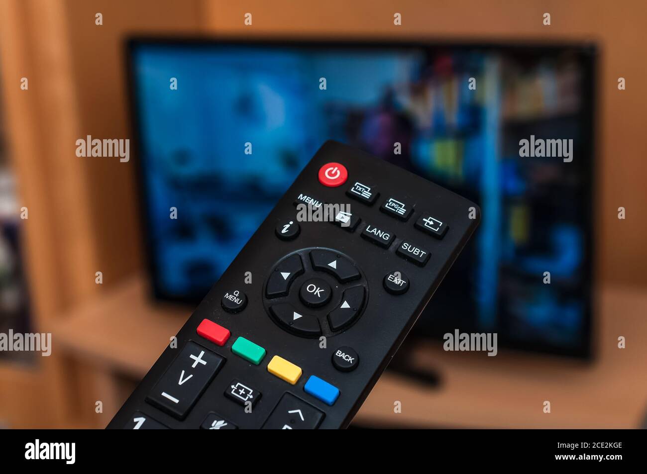 TV remote control Stock Photo - Alamy