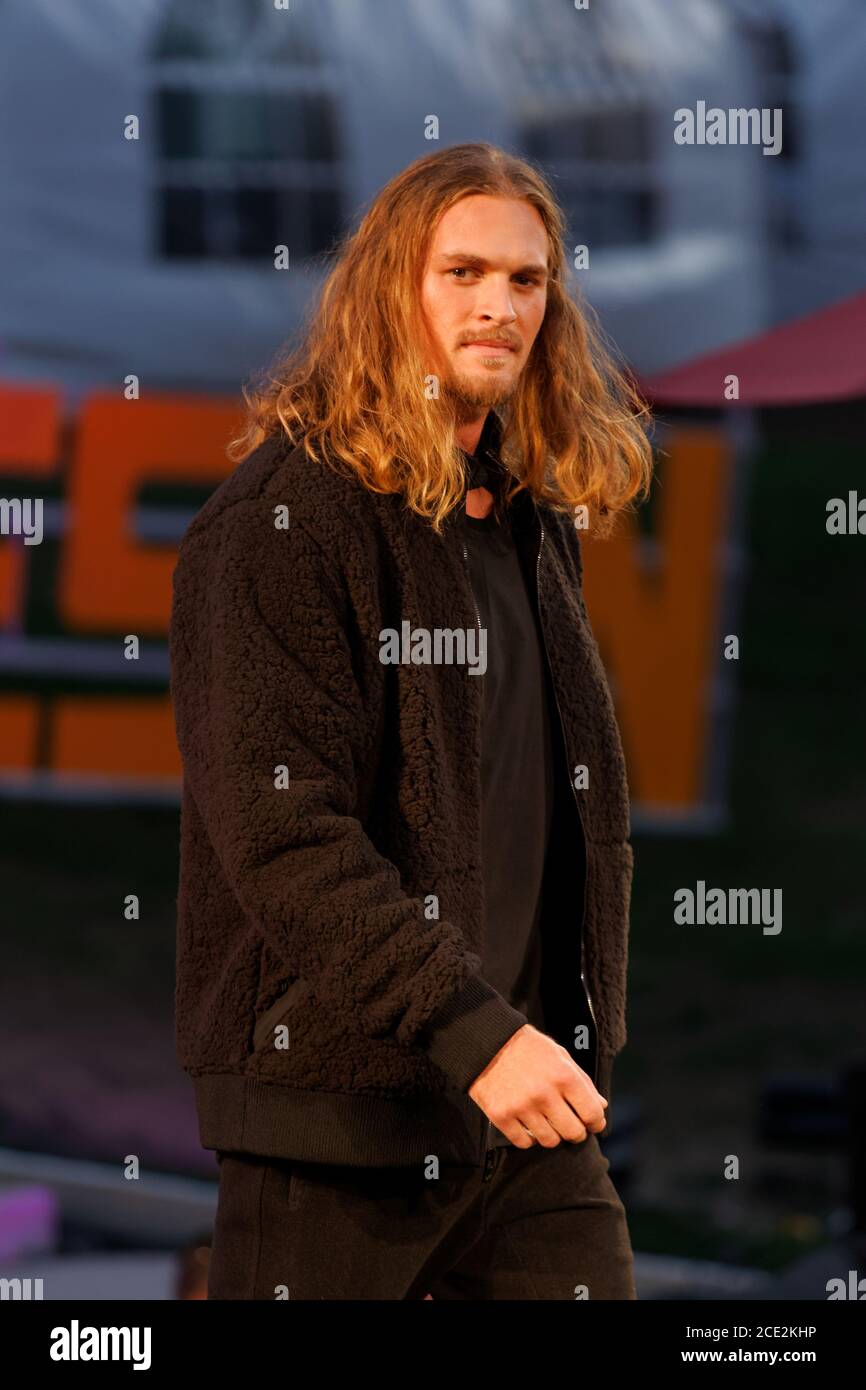 Blond male model hi-res stock photography and images - Alamy
