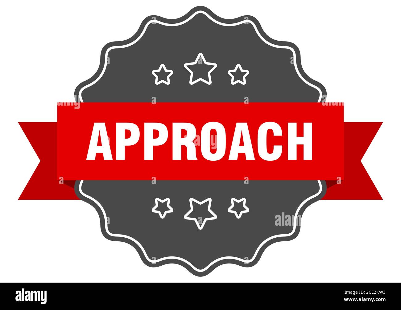 approach label. approach isolated seal. Retro sticker sign Stock Vector ...