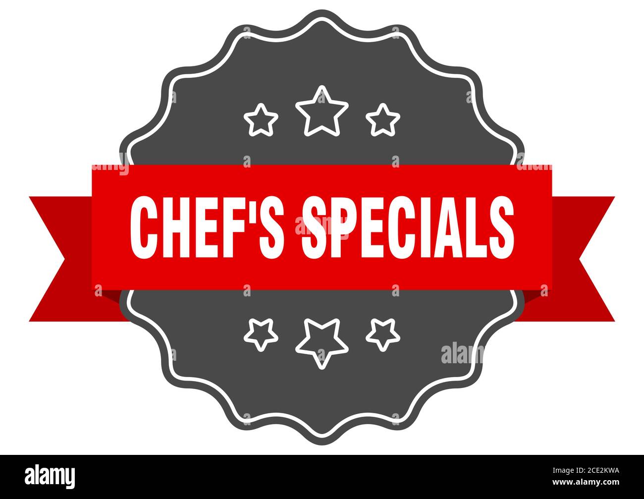 chef's specials label. chef's specials isolated seal. Retro sticker ...