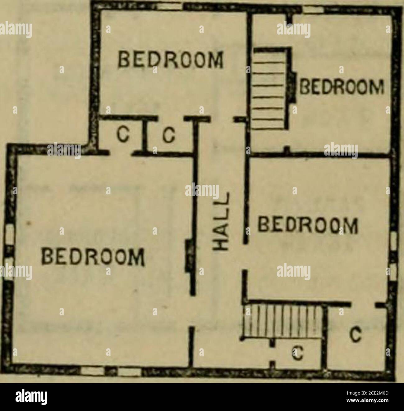Hall and parlor plan hi-res stock photography and images - Alamy