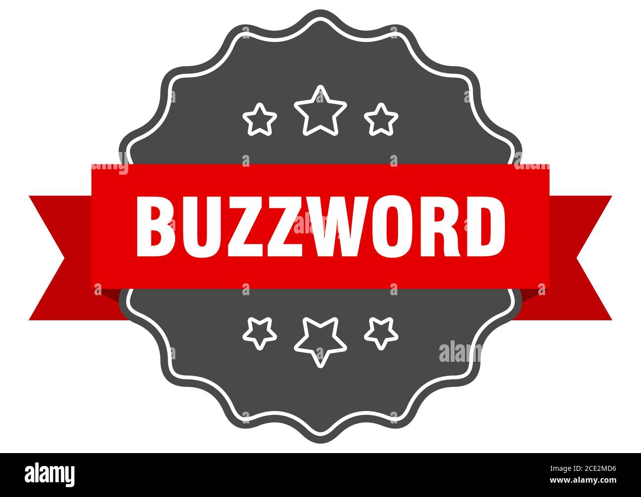 buzzword label. buzzword isolated seal. Retro sticker sign Stock Vector ...
