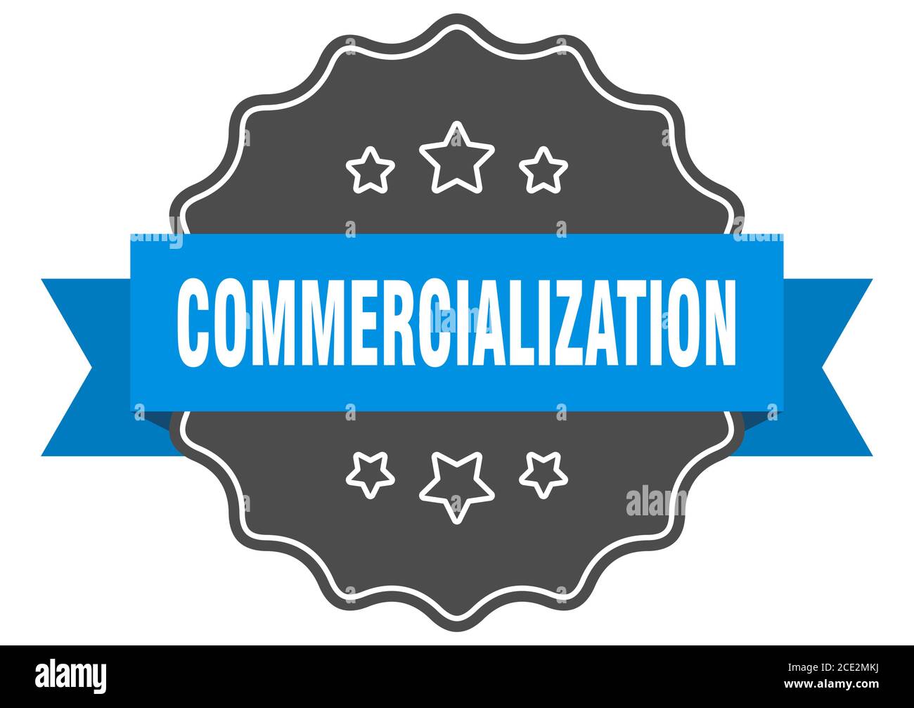 commercialization label. commercialization isolated seal. Retro sticker ...