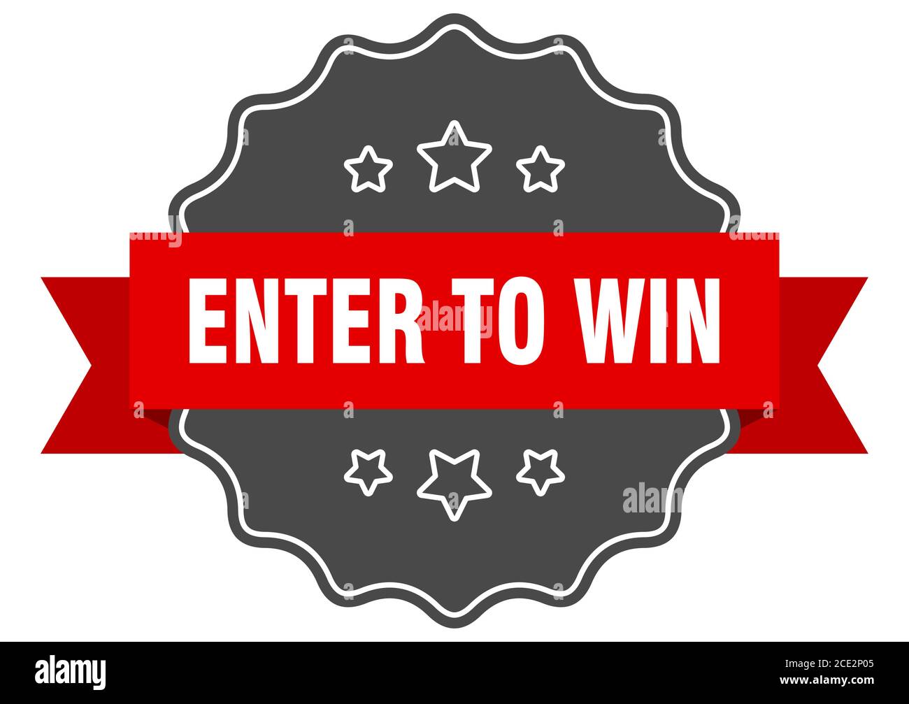 enter to win label. enter to win isolated seal. Retro sticker sign ...