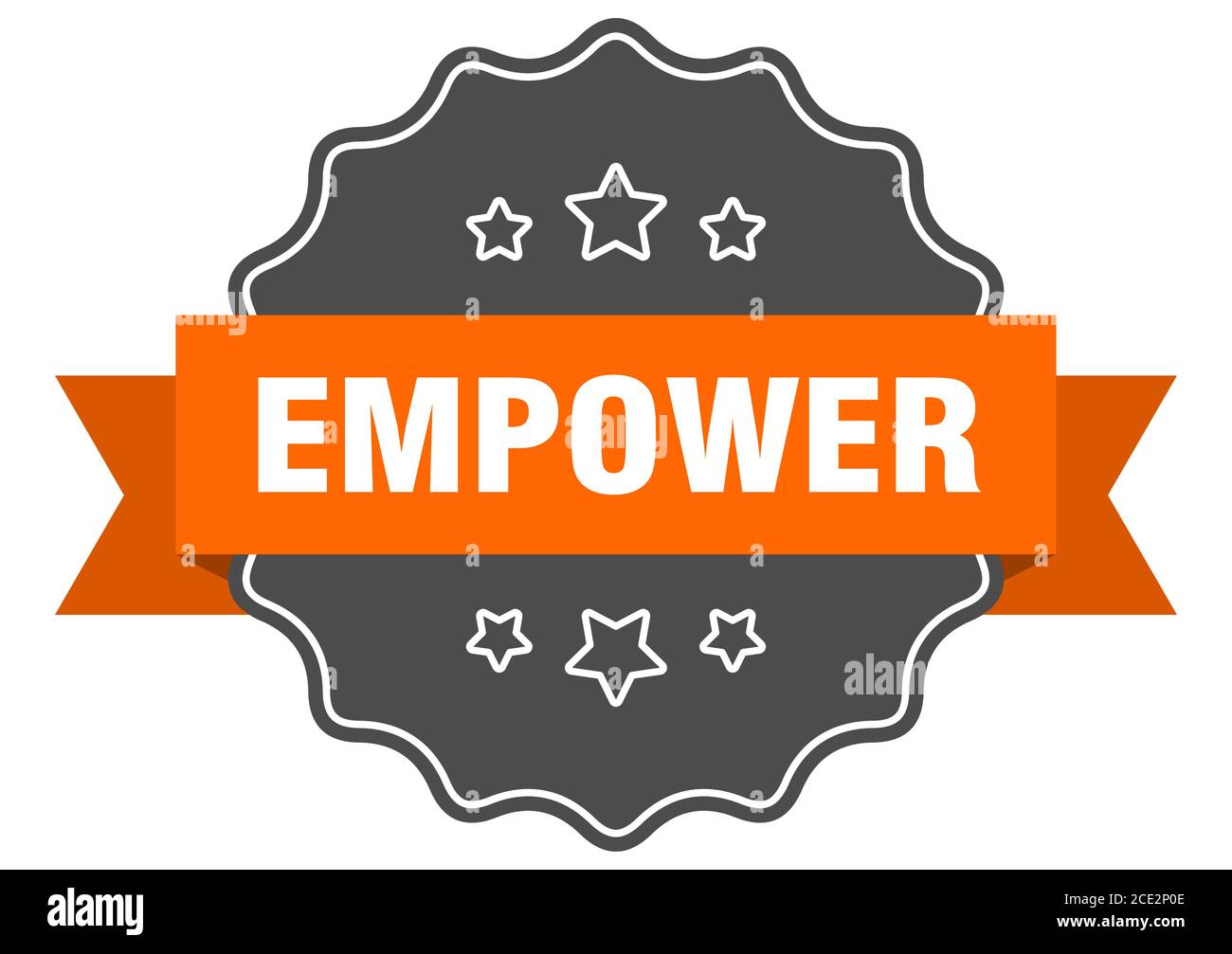 empower label. empower isolated seal. Retro sticker sign Stock Vector ...