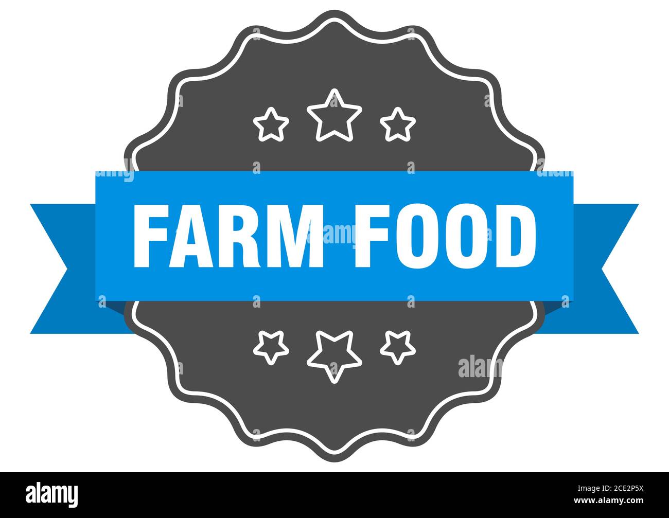 farm food label. farm food isolated seal. Retro sticker sign Stock ...
