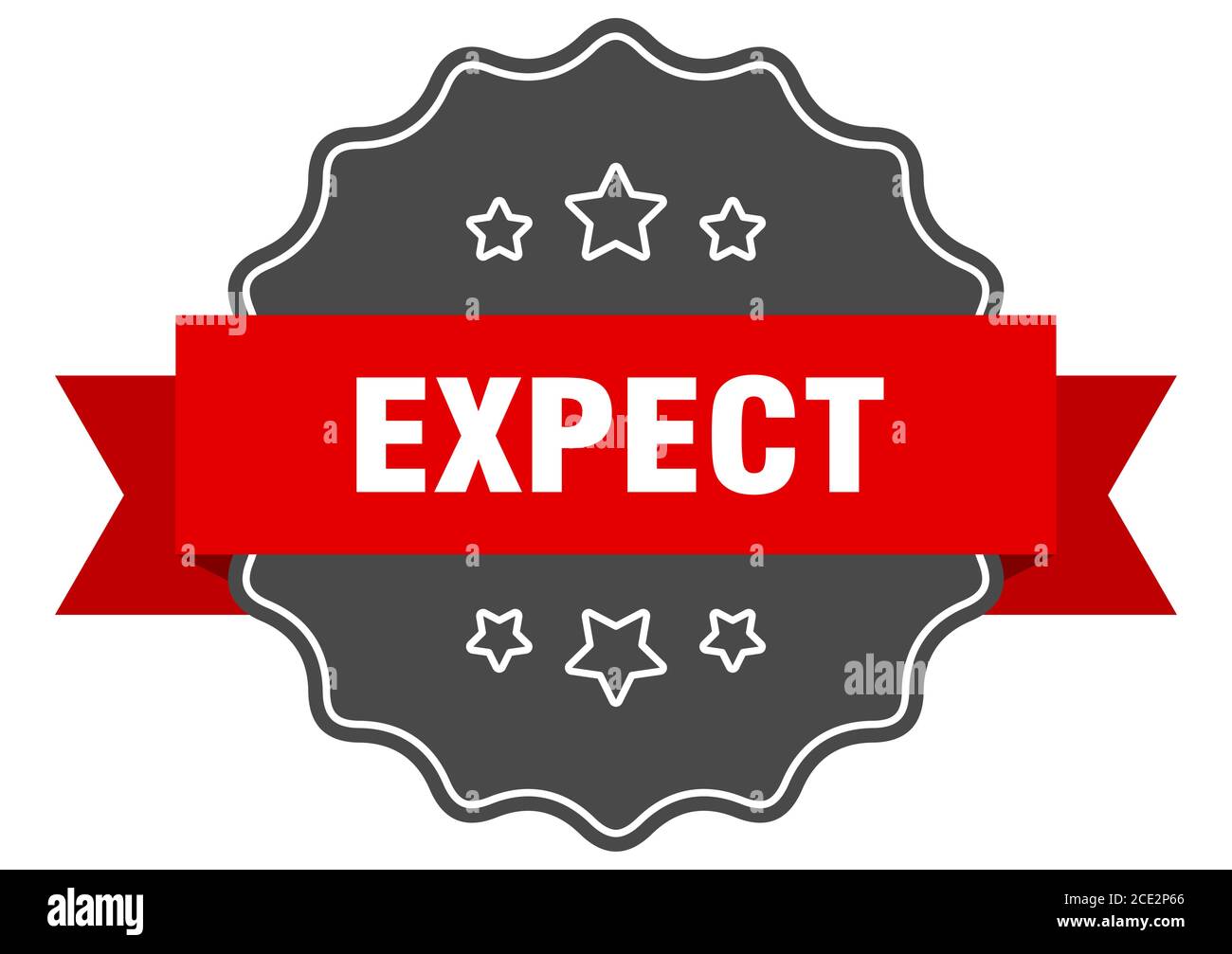 expect label. expect isolated seal. Retro sticker sign Stock Vector ...