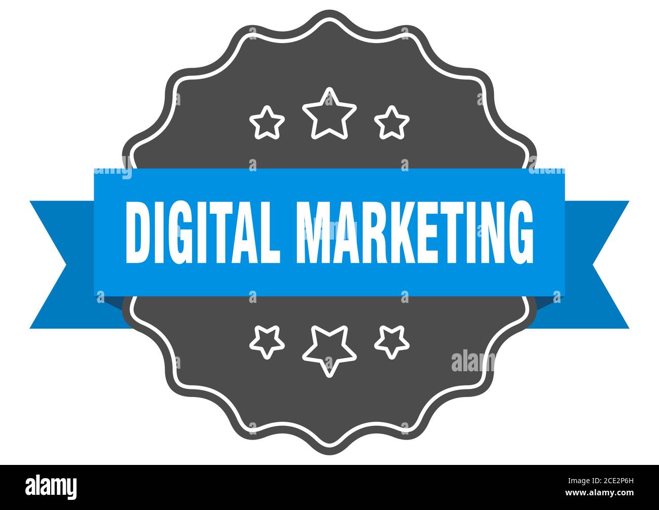 digital marketing label. digital marketing isolated seal. Retro sticker ...