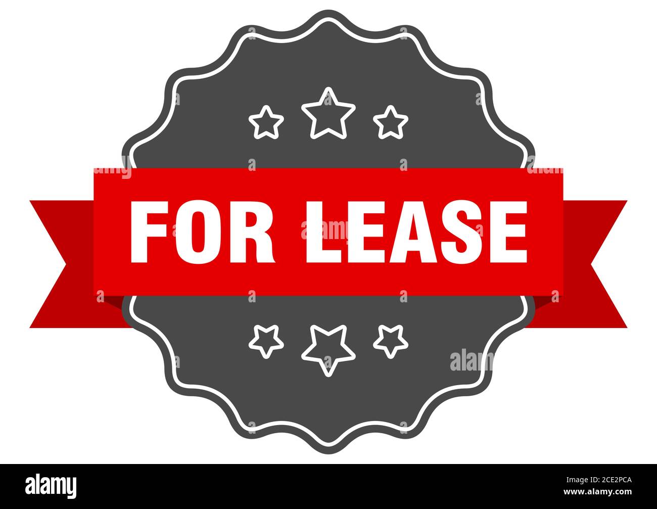 for lease label. for lease isolated seal. Retro sticker sign Stock ...