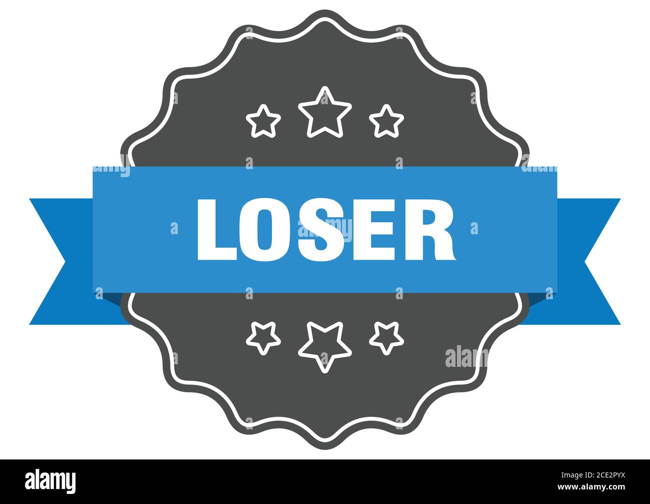 loser label. loser isolated seal. Retro sticker sign Stock Vector Image ...