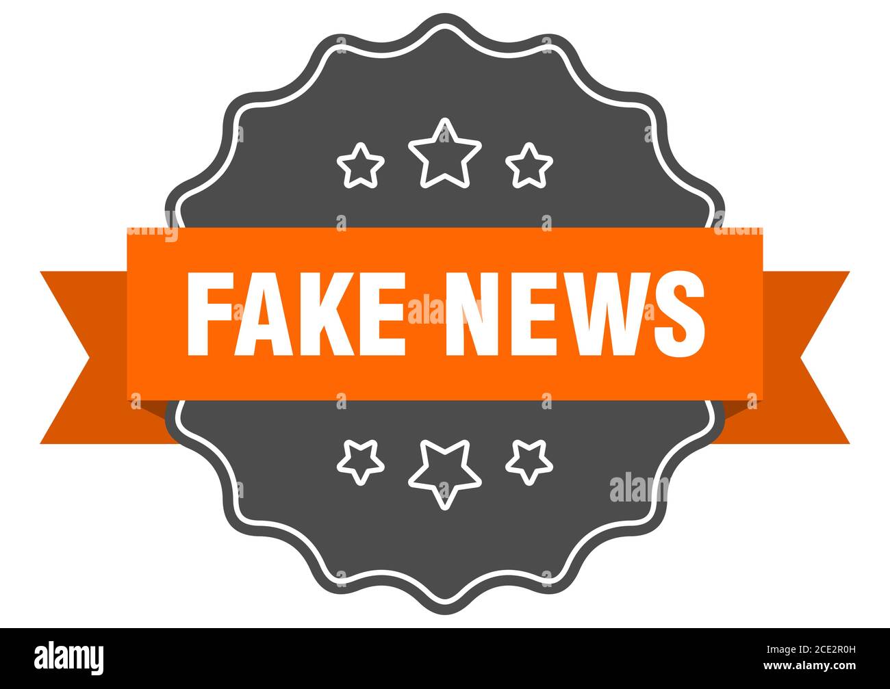 fake news label. fake news isolated seal. Retro sticker sign Stock ...