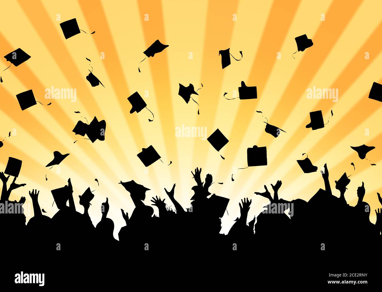 Graduation Celebration university students background Stock Photo - Alamy