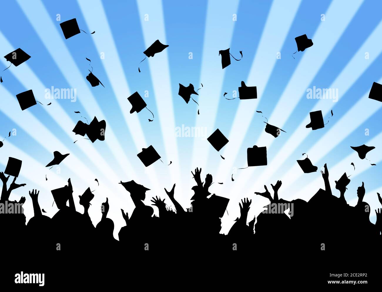 Graduation Celebration university students background Stock Photo - Alamy