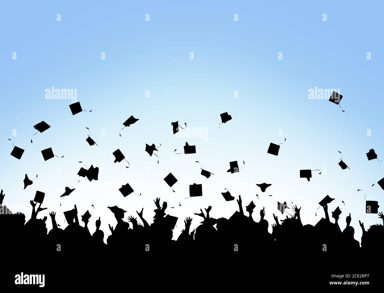 Graduation Celebration university students background Stock Photo - Alamy