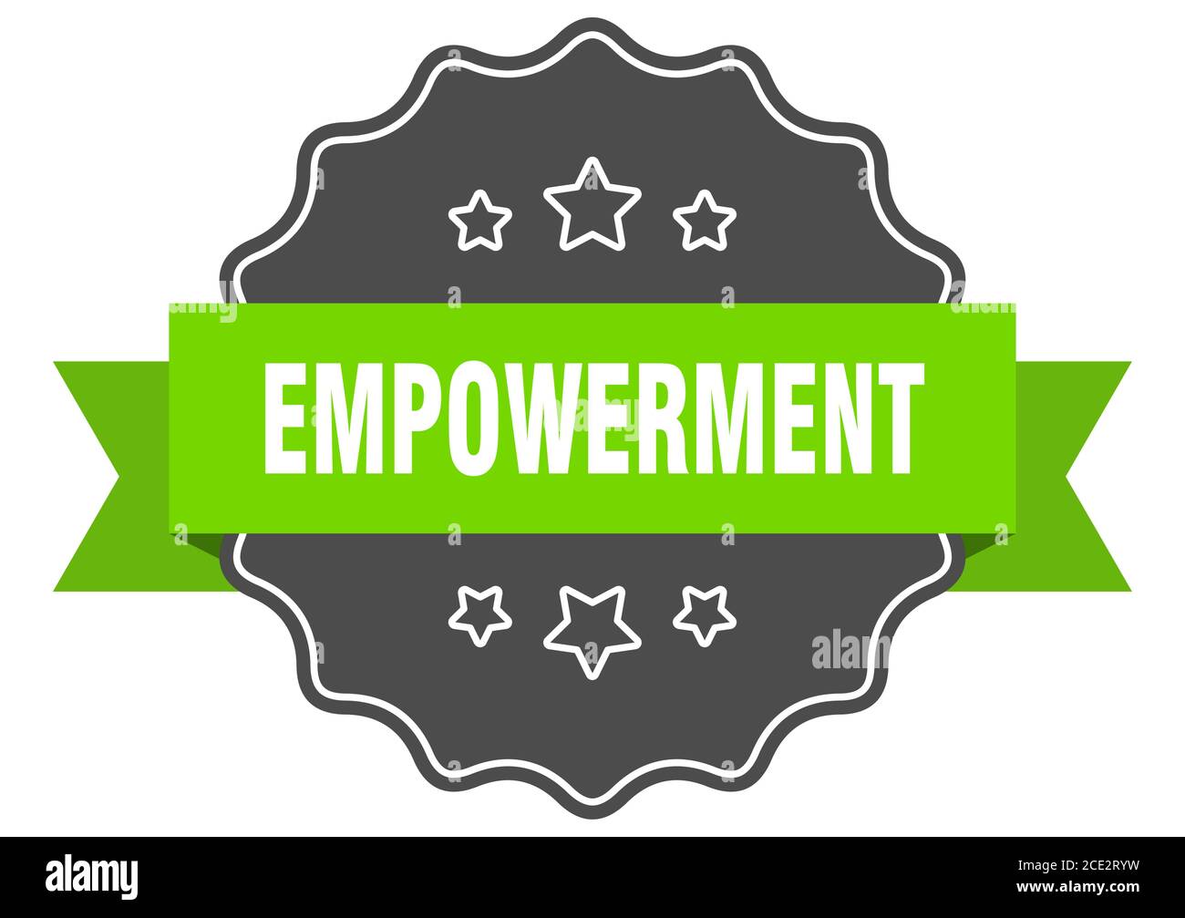 empowerment label. empowerment isolated seal. Retro sticker sign Stock ...