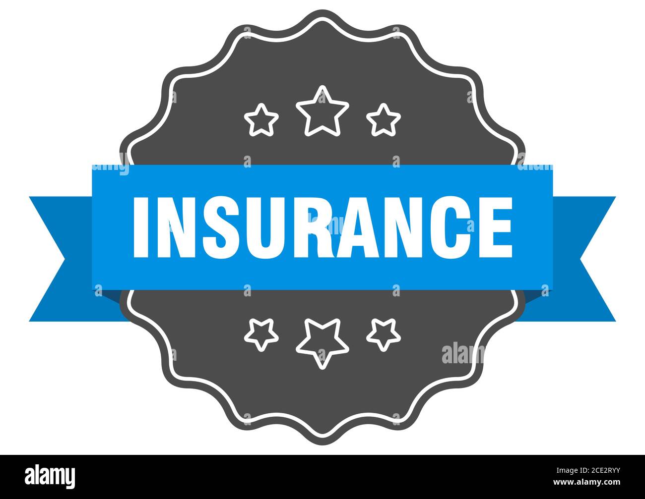 insurance label. insurance isolated seal. Retro sticker sign Stock ...