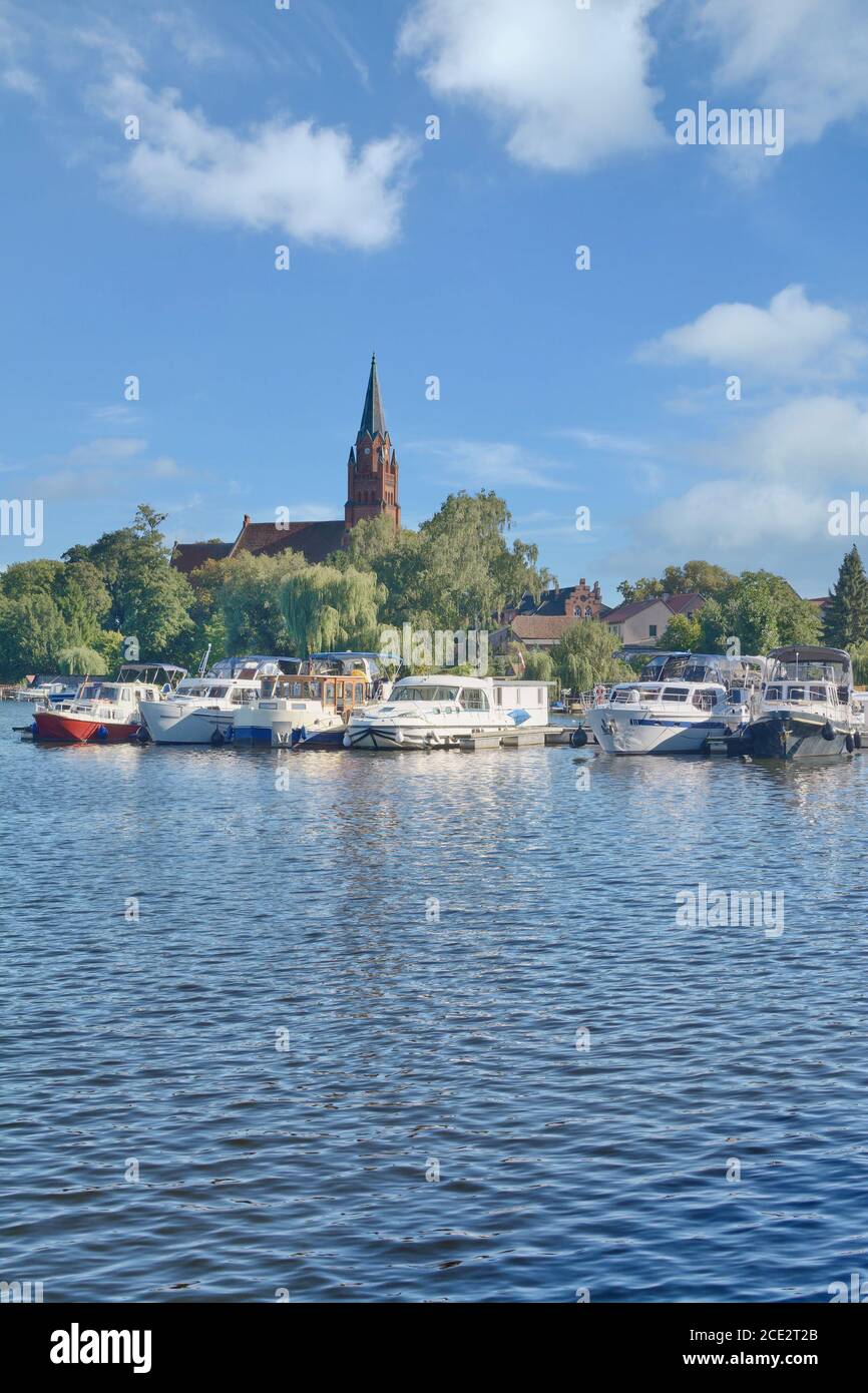 Robel muritz mecklenburg vorpommern roebel mueritz hi-res stock ...