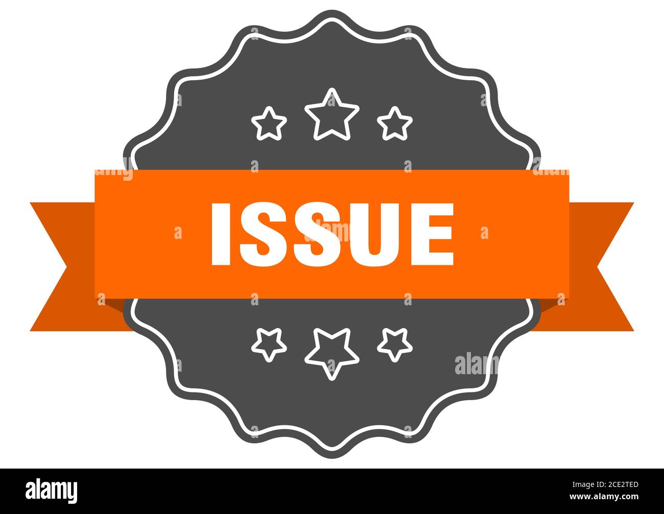 issue label. issue isolated seal. Retro sticker sign Stock Vector Image ...