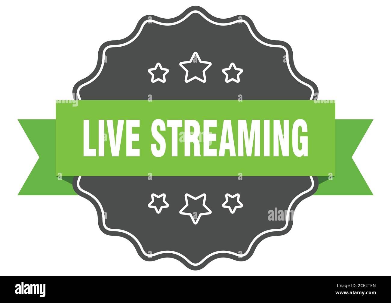 live streaming label. live streaming isolated seal. Retro sticker sign ...