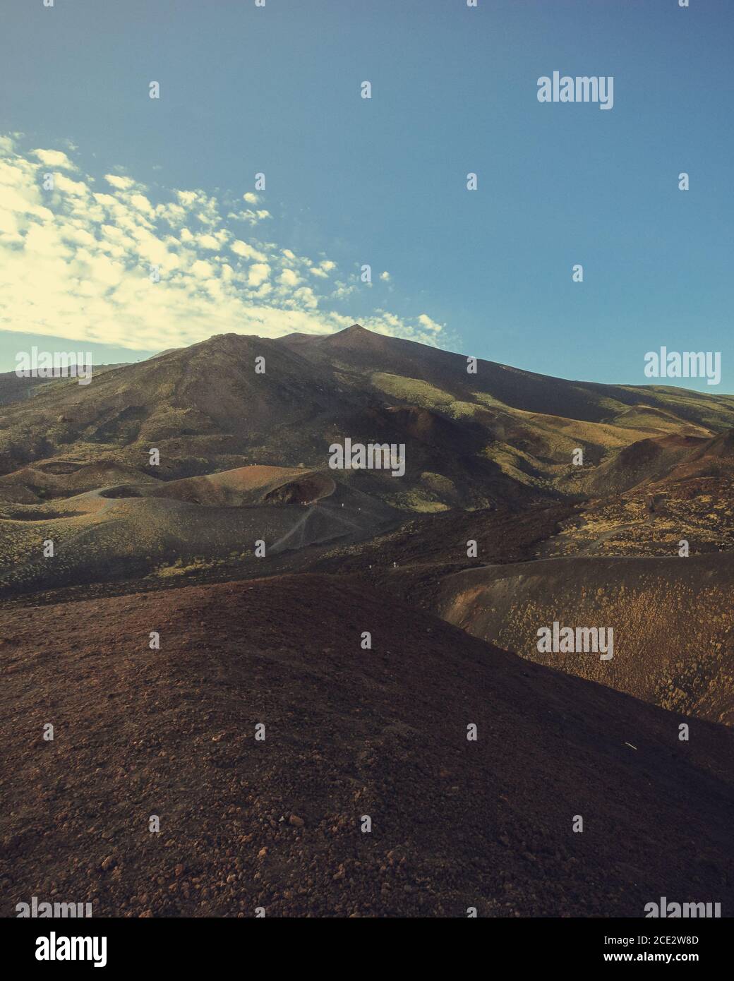 Valley ofthe craters remains of the eruption of the Etna vulcan of 1892 ...