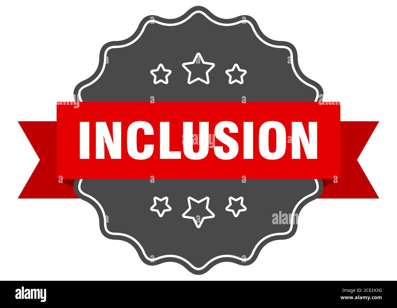 inclusion label. inclusion isolated seal. Retro sticker sign Stock ...