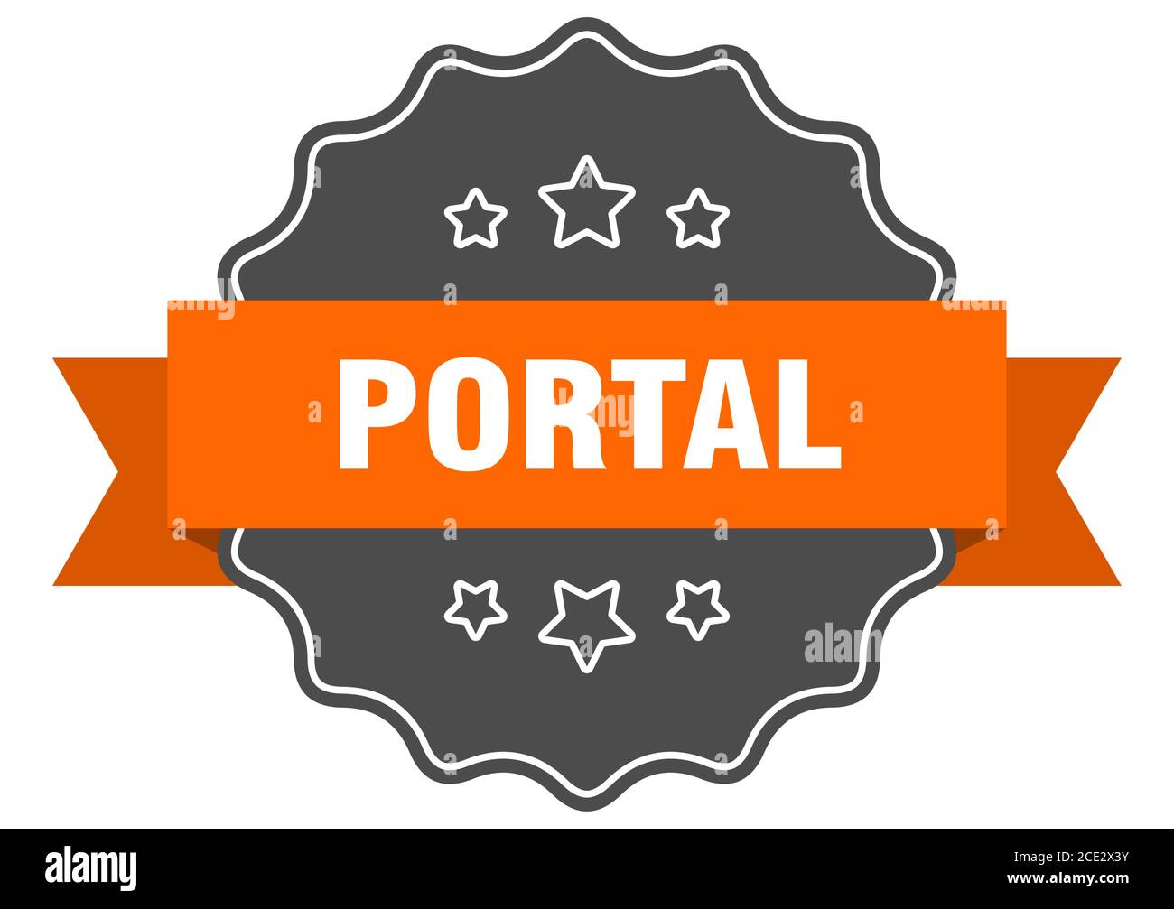 portal label. portal isolated seal. Retro sticker sign Stock Vector ...