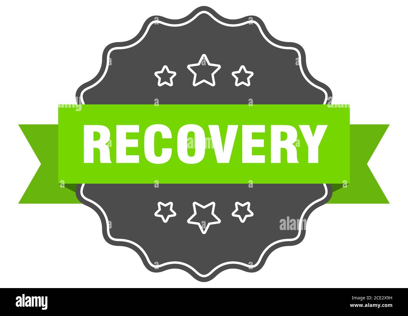 recovery label. recovery isolated seal. Retro sticker sign Stock Vector ...