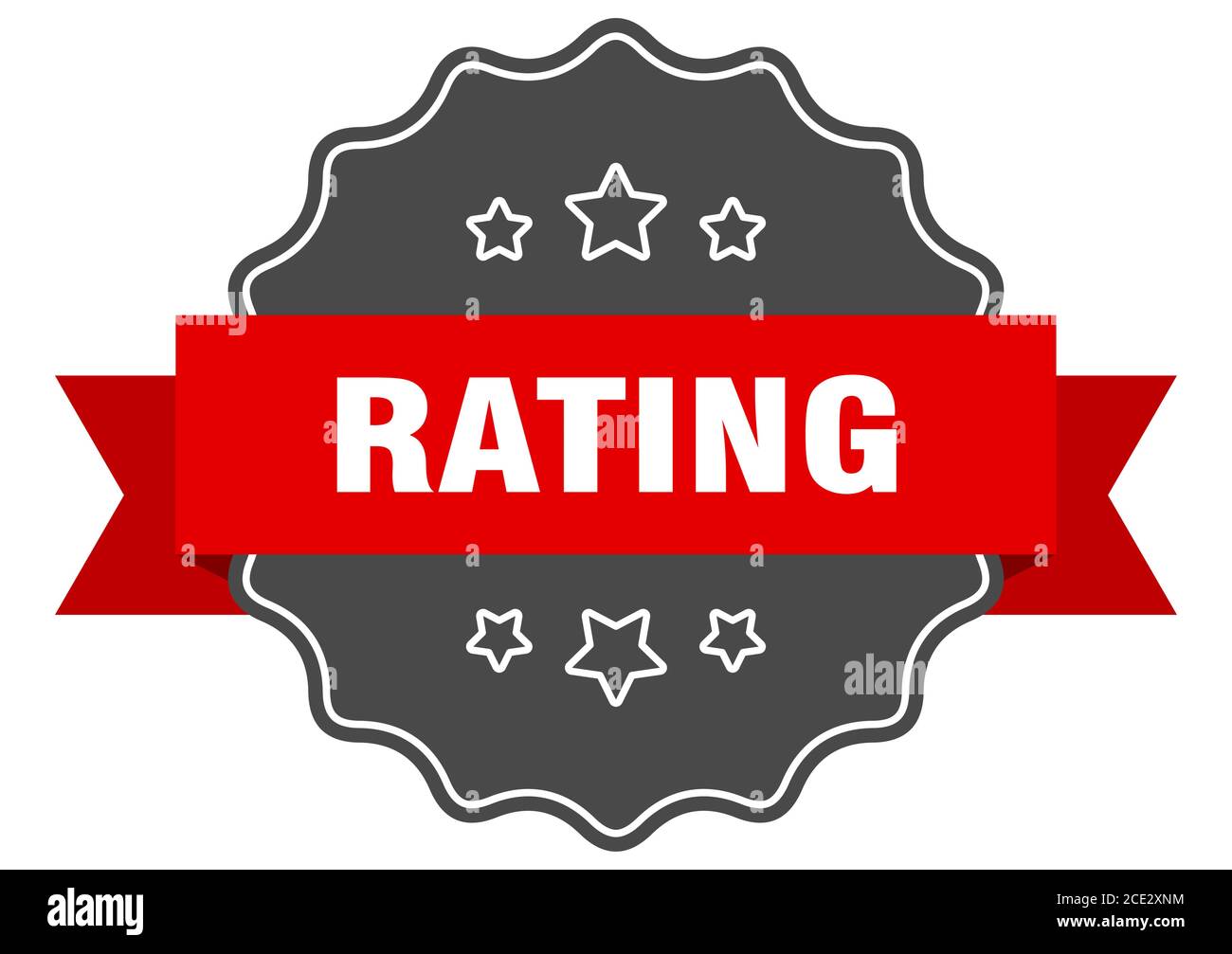 rating label. rating isolated seal. Retro sticker sign Stock Vector ...