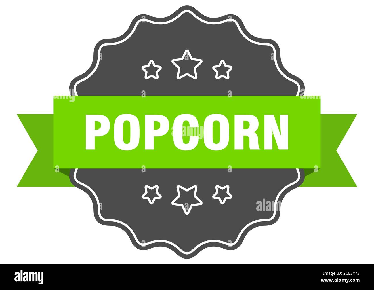 popcorn label. popcorn isolated seal. Retro sticker sign Stock Vector ...