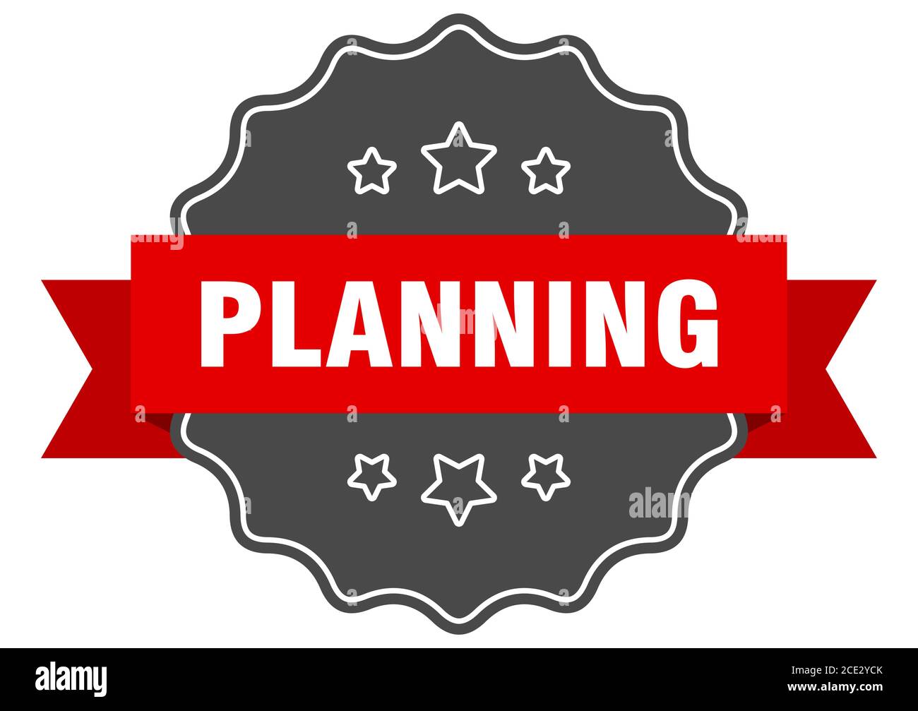 planning label. planning isolated seal. Retro sticker sign Stock Vector ...