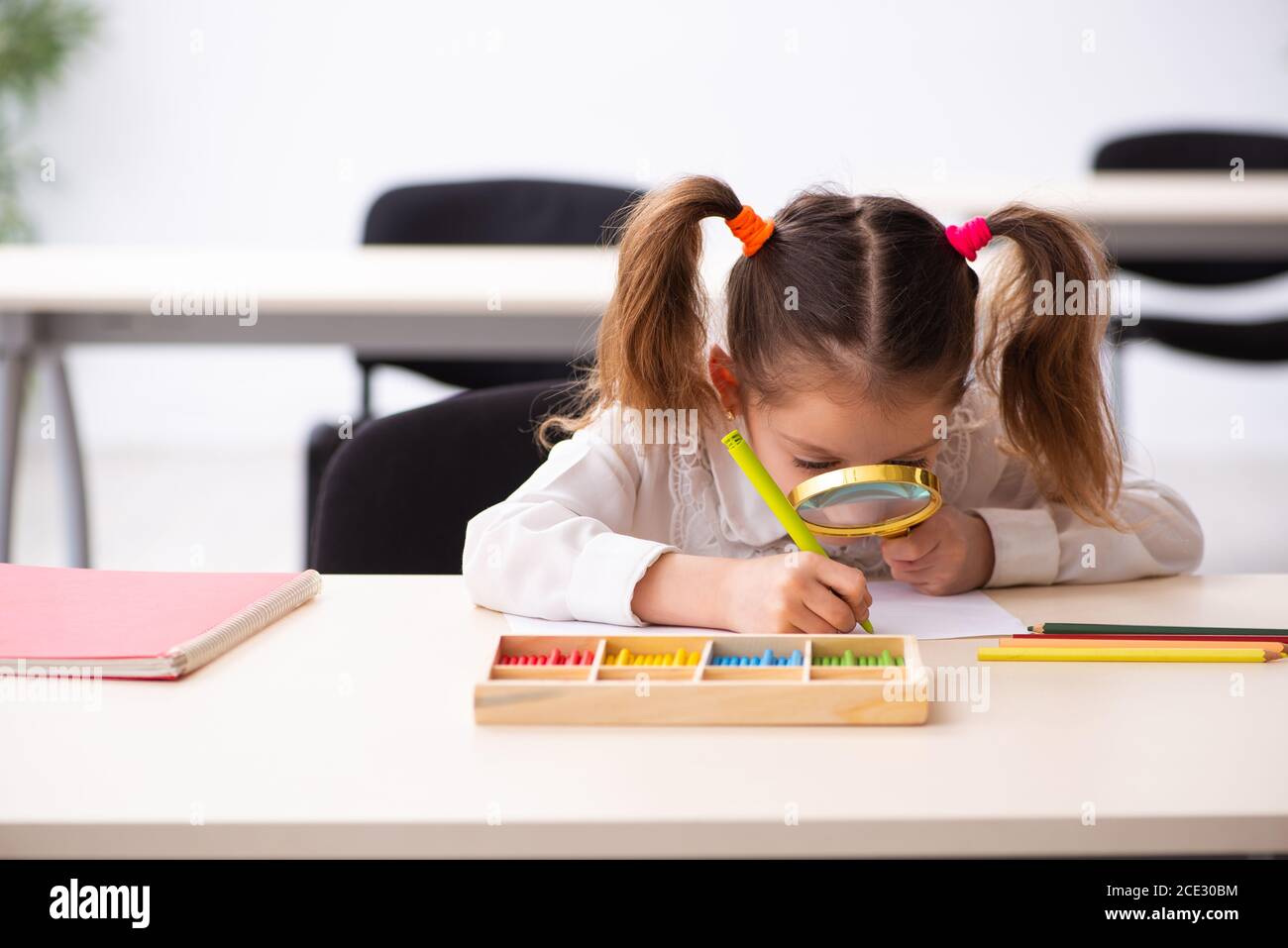 Small girl in the early development concept Stock Photo - Alamy